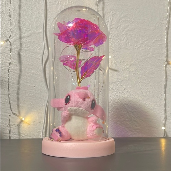 Toys | Pink Plush Toy With Led Rose Display | Poshmark